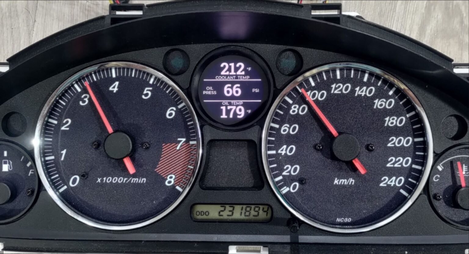 MX5 NA-NB Cluster Gauge Kit V2 – Rotarytronics