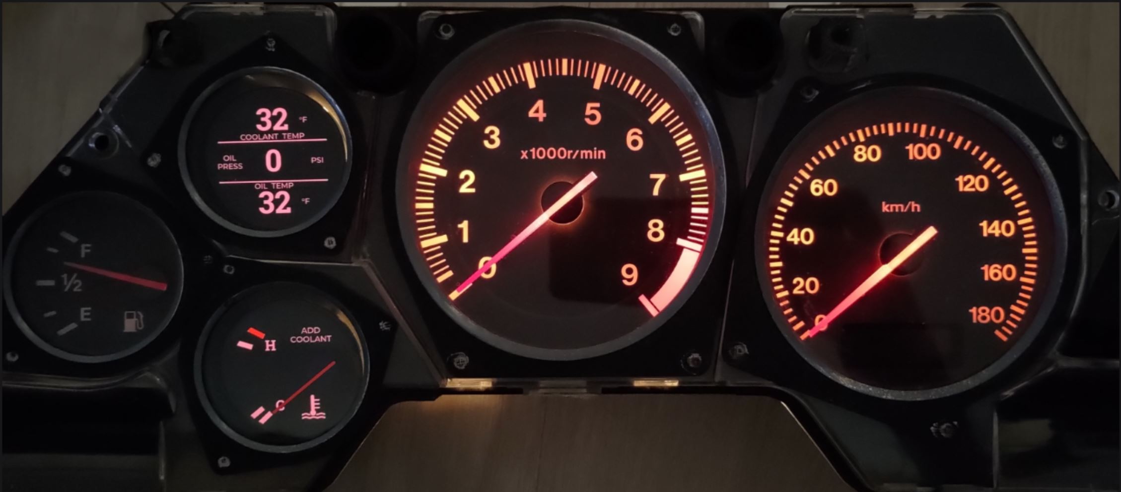 RX7 FD Cluster Gauge Kit – Rotarytronics
